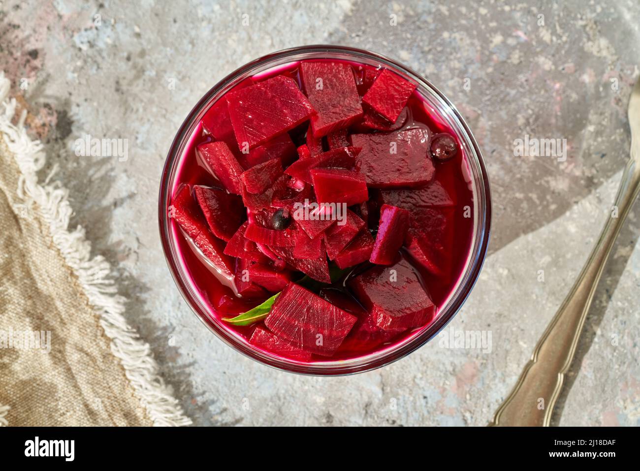 Fermented beet kvass in a bowl - probiotic food Stock Photo - Alamy