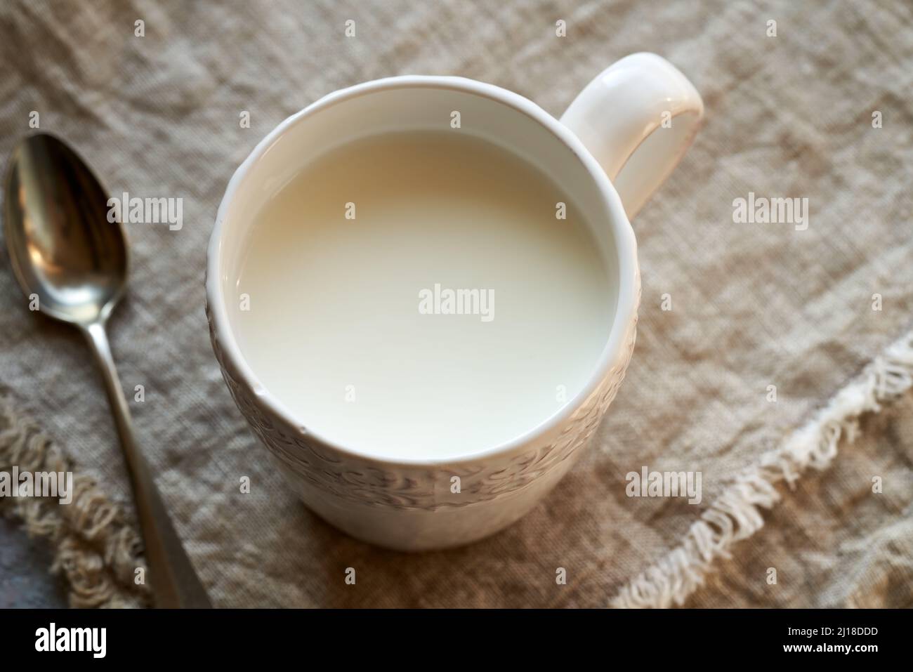 A cup of kefir made from fresh milk Stock Photo - Alamy