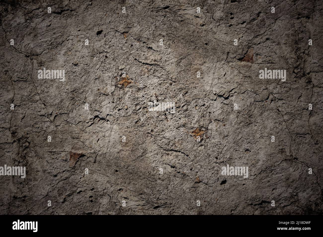 Damaged old rustic concrete wall surface with cracks Stock Photo - Alamy