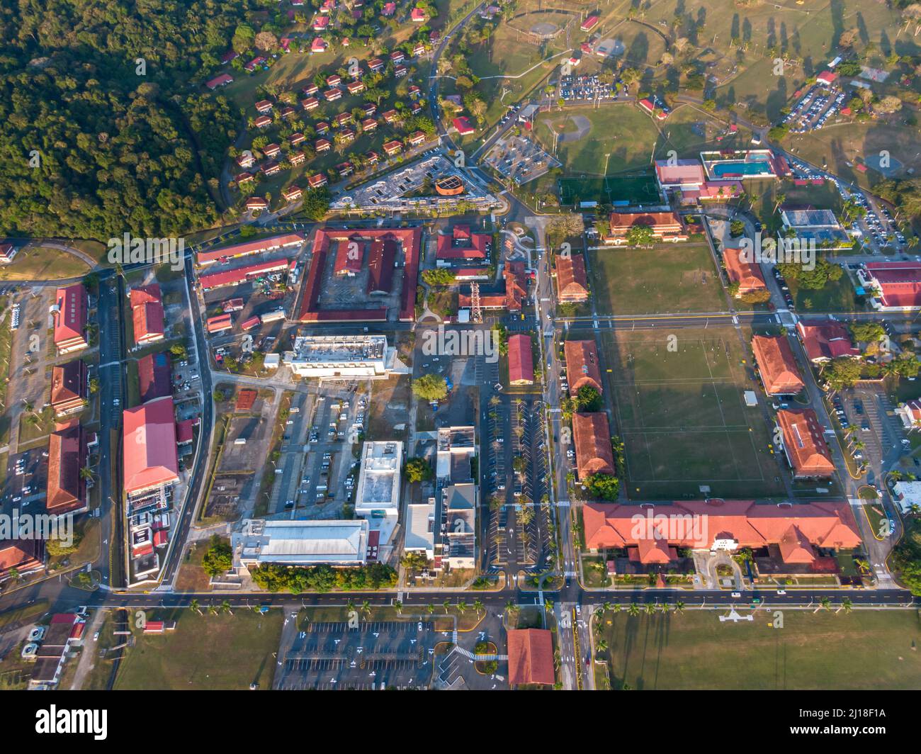 Gatun locks aerial view hi-res stock photography and images - Alamy
