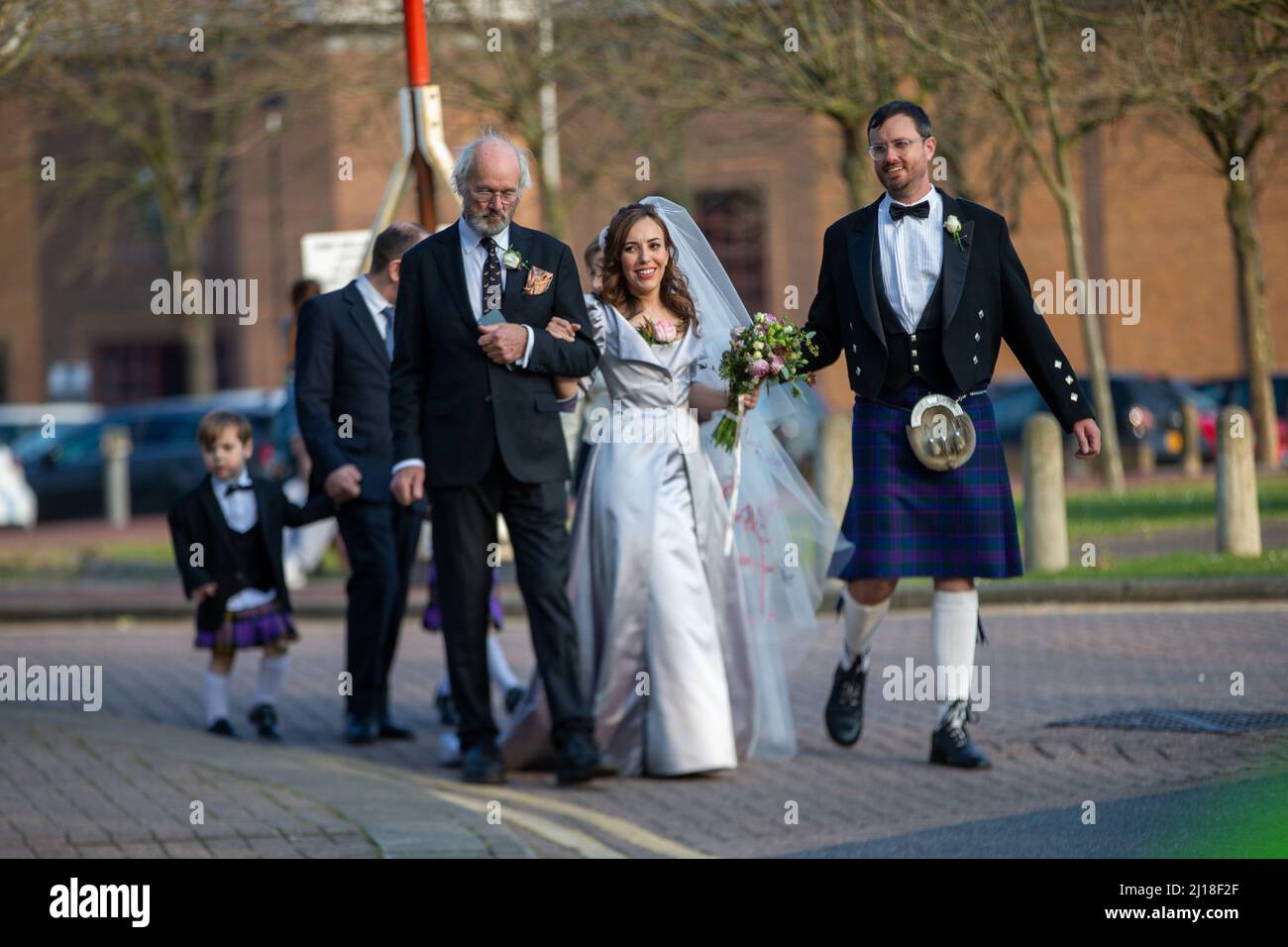 London, England, UK. 23rd Mar, 2022. STELLA MORRIS is seen outside ...