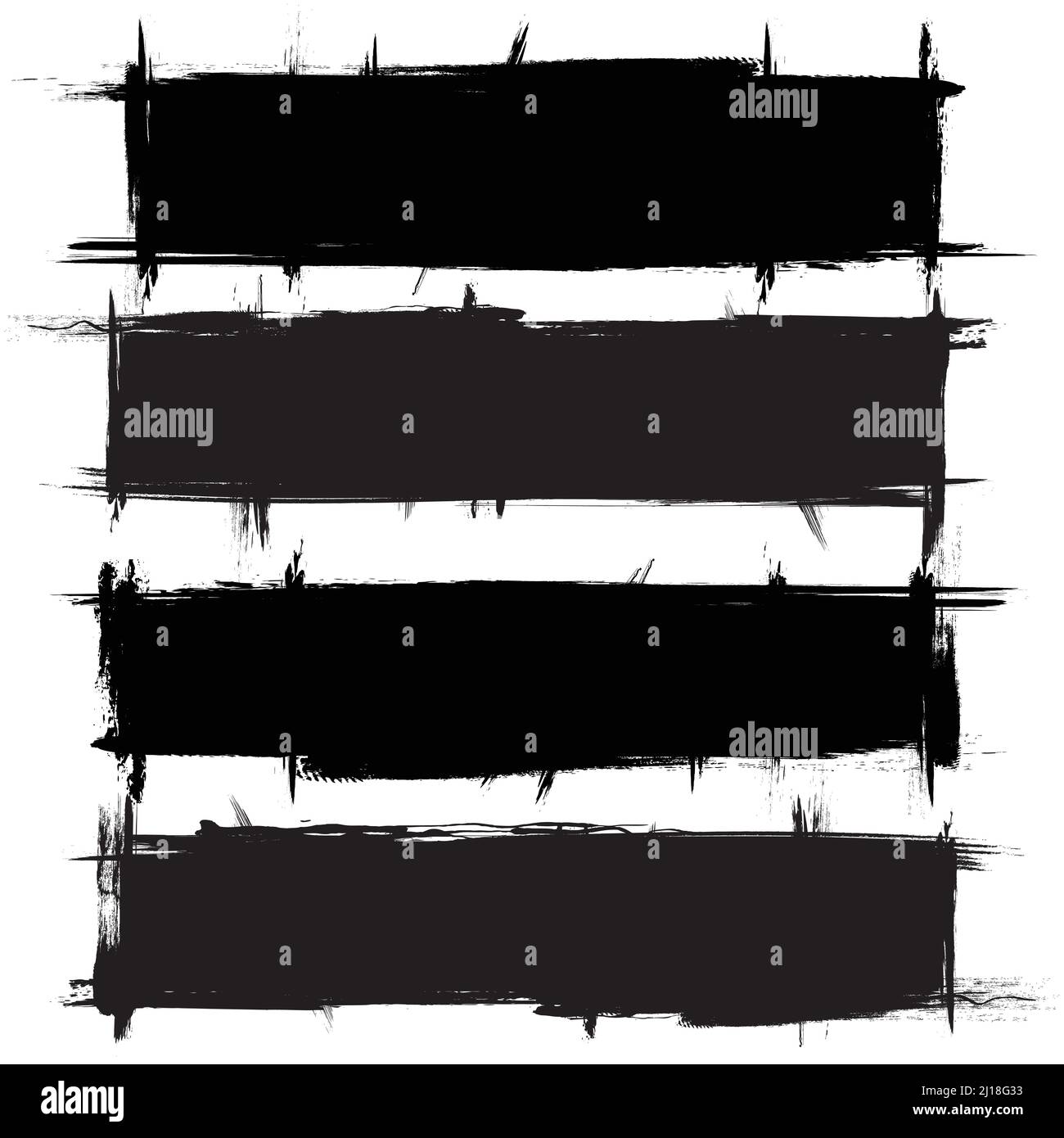 Black square frames grunge Stock Vector Images - Alamy