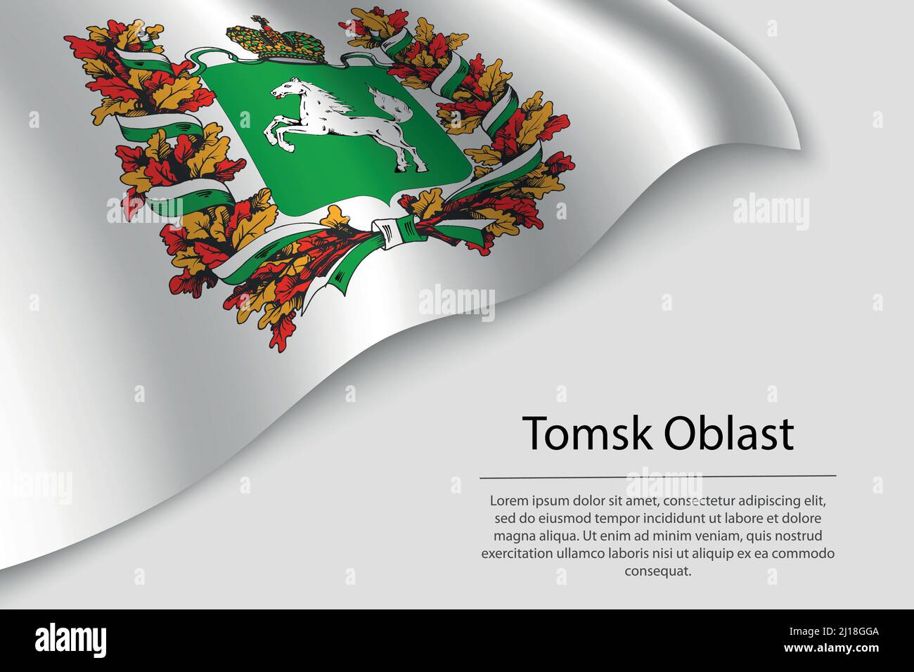 Flag of tomsk Stock Vector Images - Alamy