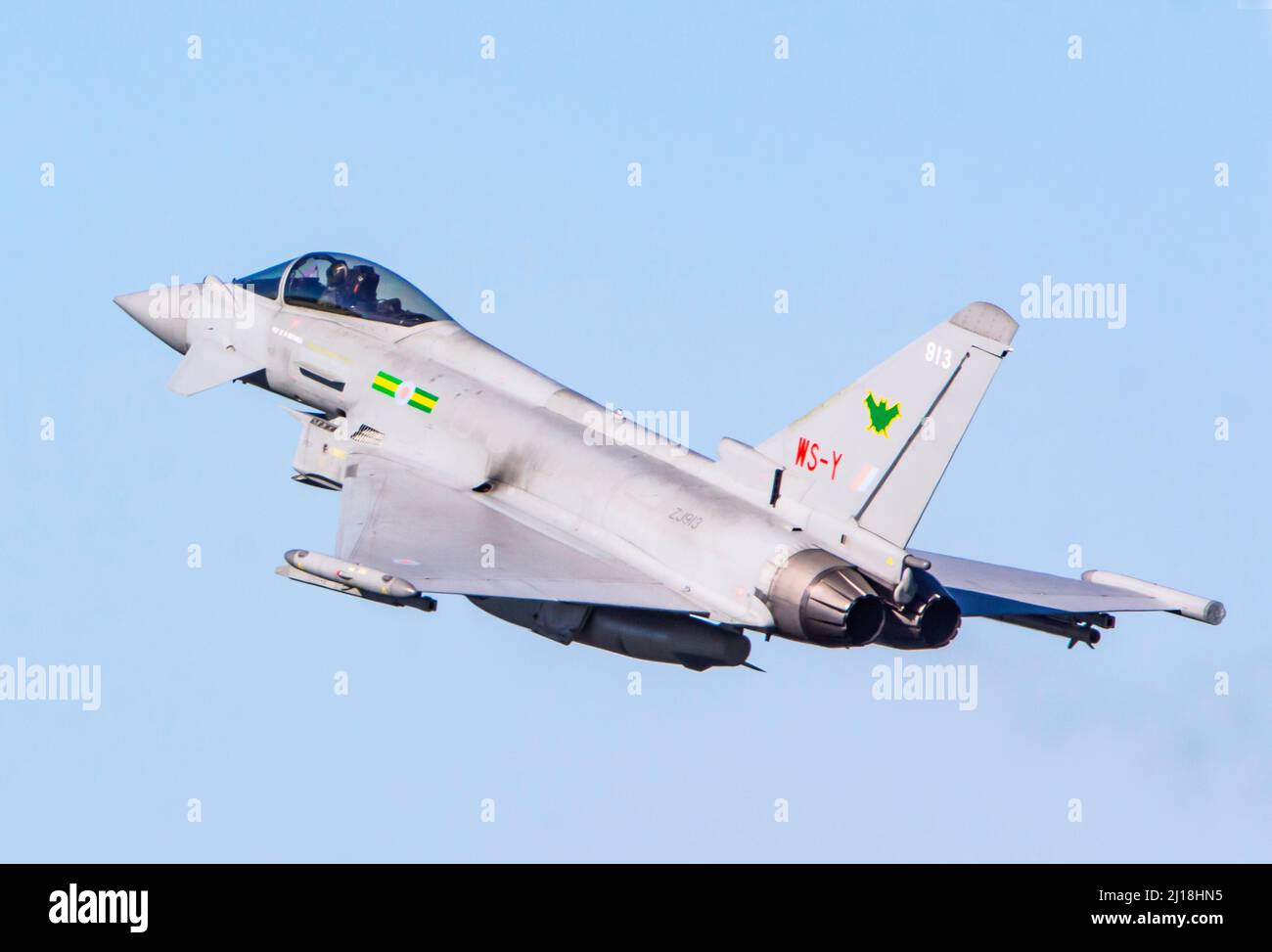 Typhoon FGR4 in flight Stock Photo - Alamy