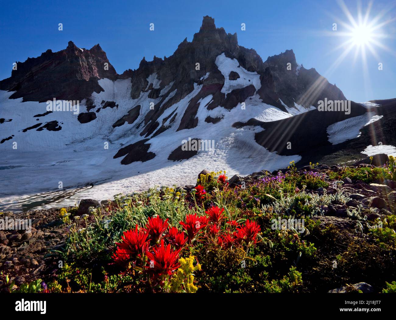 Broken top mountain three sisters hi-res stock photography and images ...