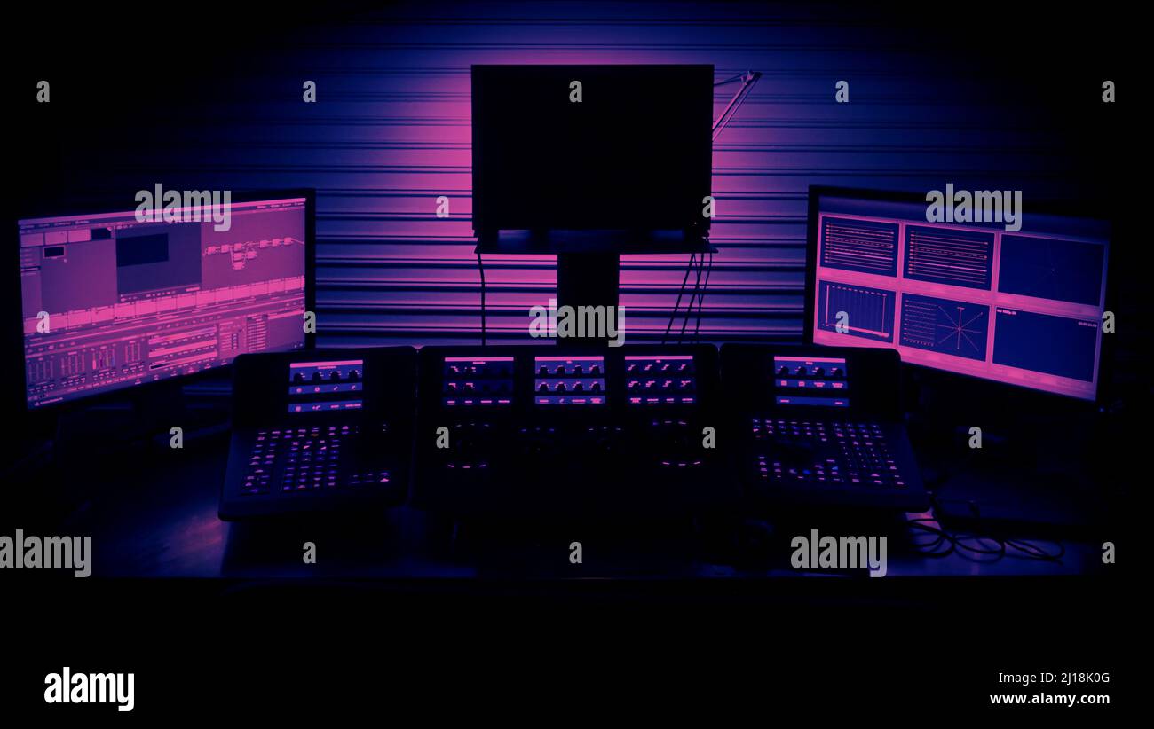 Digital colour grading hi-res stock photography and images - Alamy