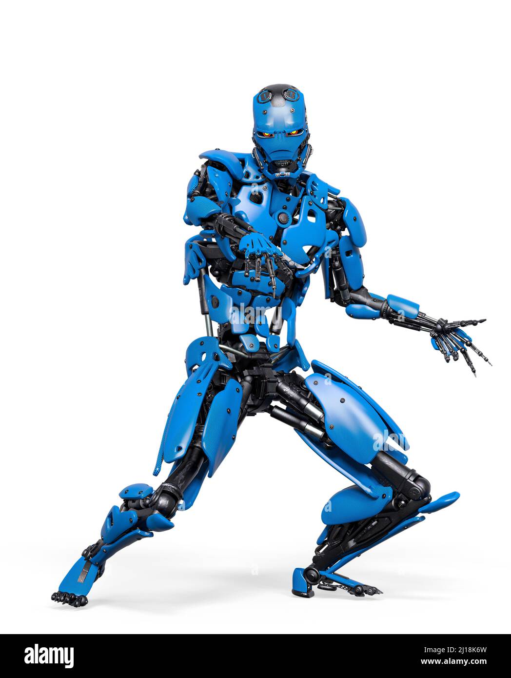cyborg is dancing hiphop, 3d illustration Stock Photo - Alamy