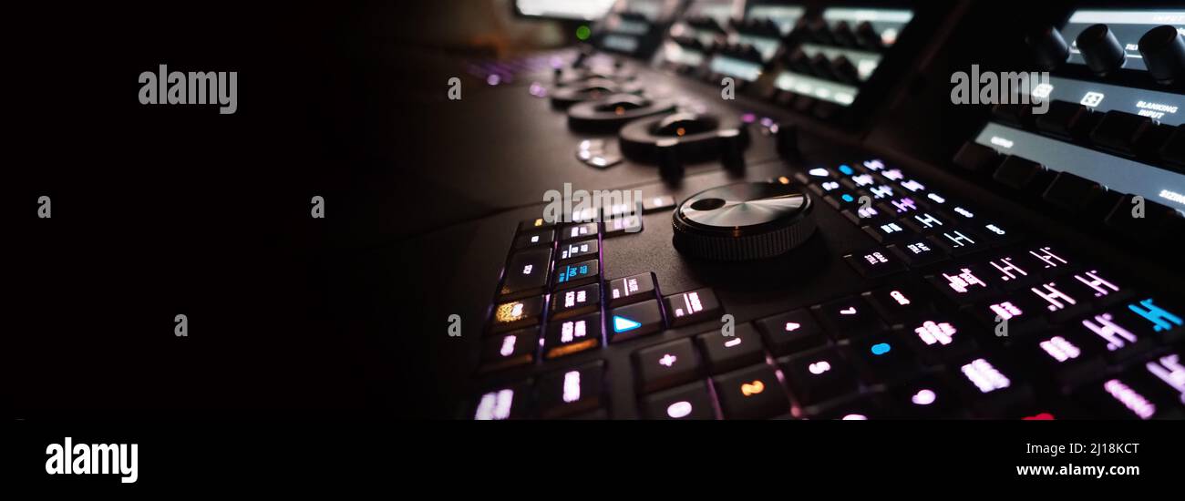 Video editing controller machine for color edit in post video ...