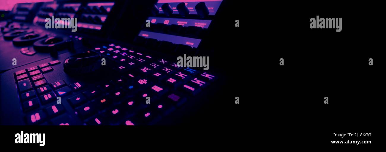 Video editing controller machine for color edit in post video ...