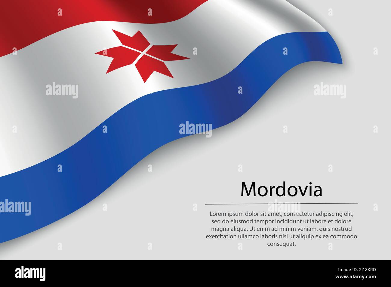 Flag Of Mordovia Stock Vector Images - Alamy
