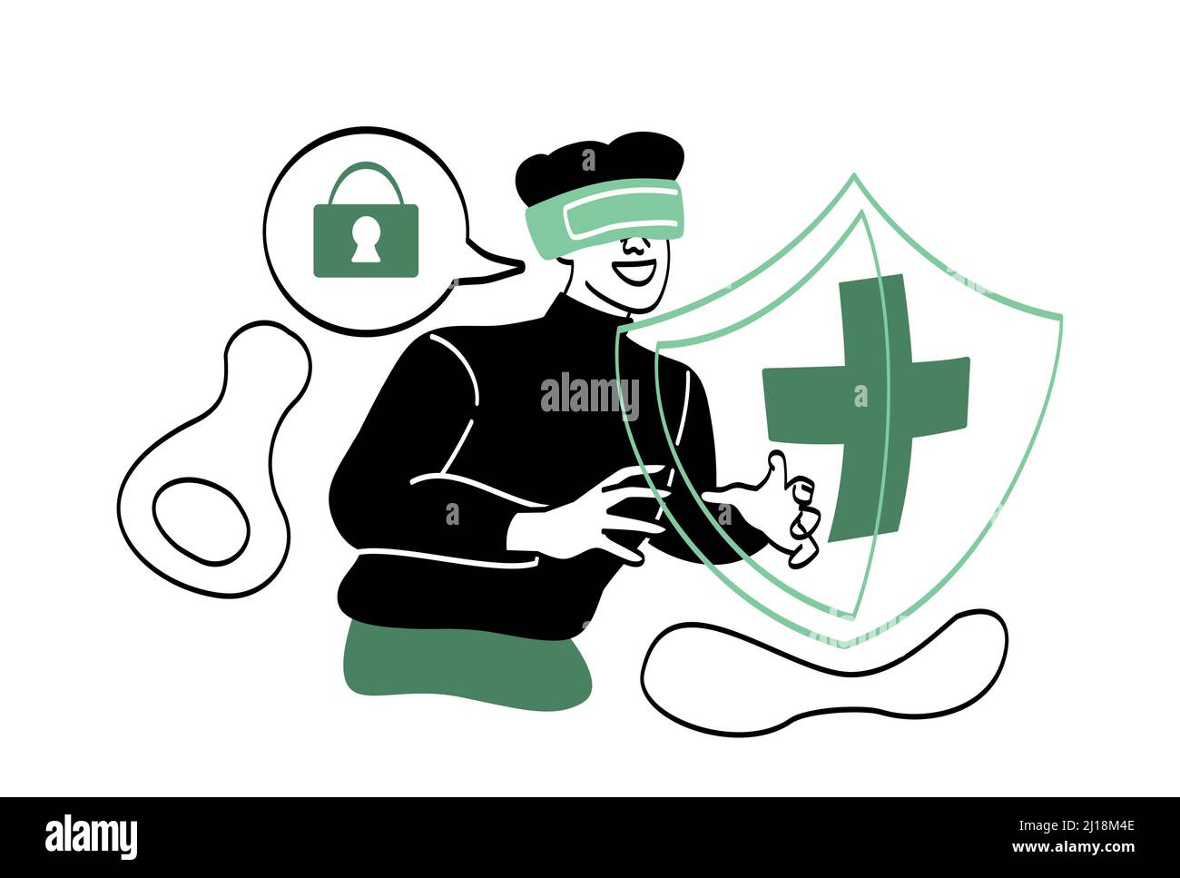 People with shields protecting Stock Vector Image & Art - Alamy