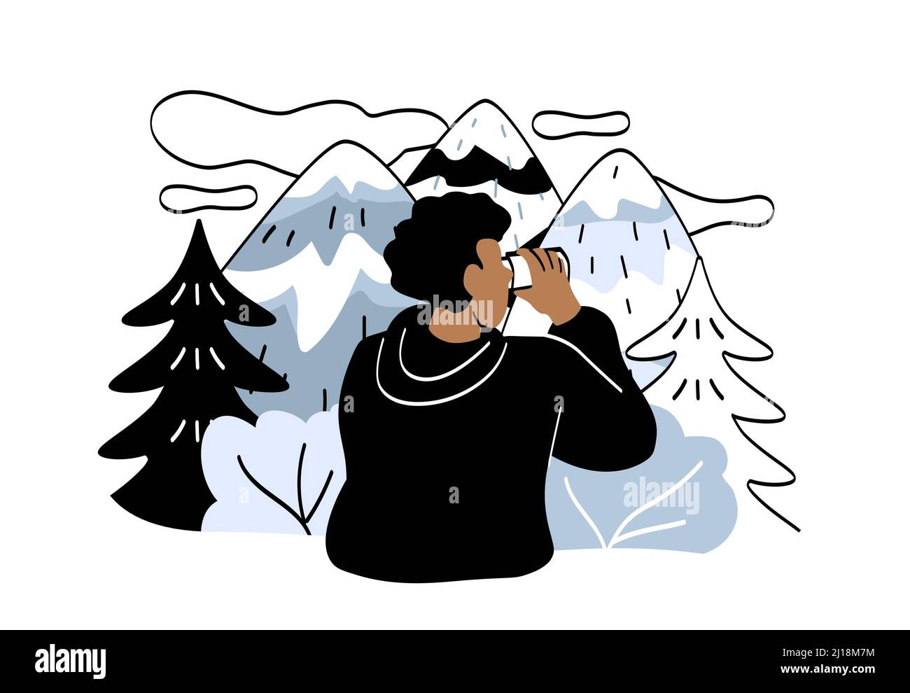 People resting in nature Stock Vector Image & Art - Alamy
