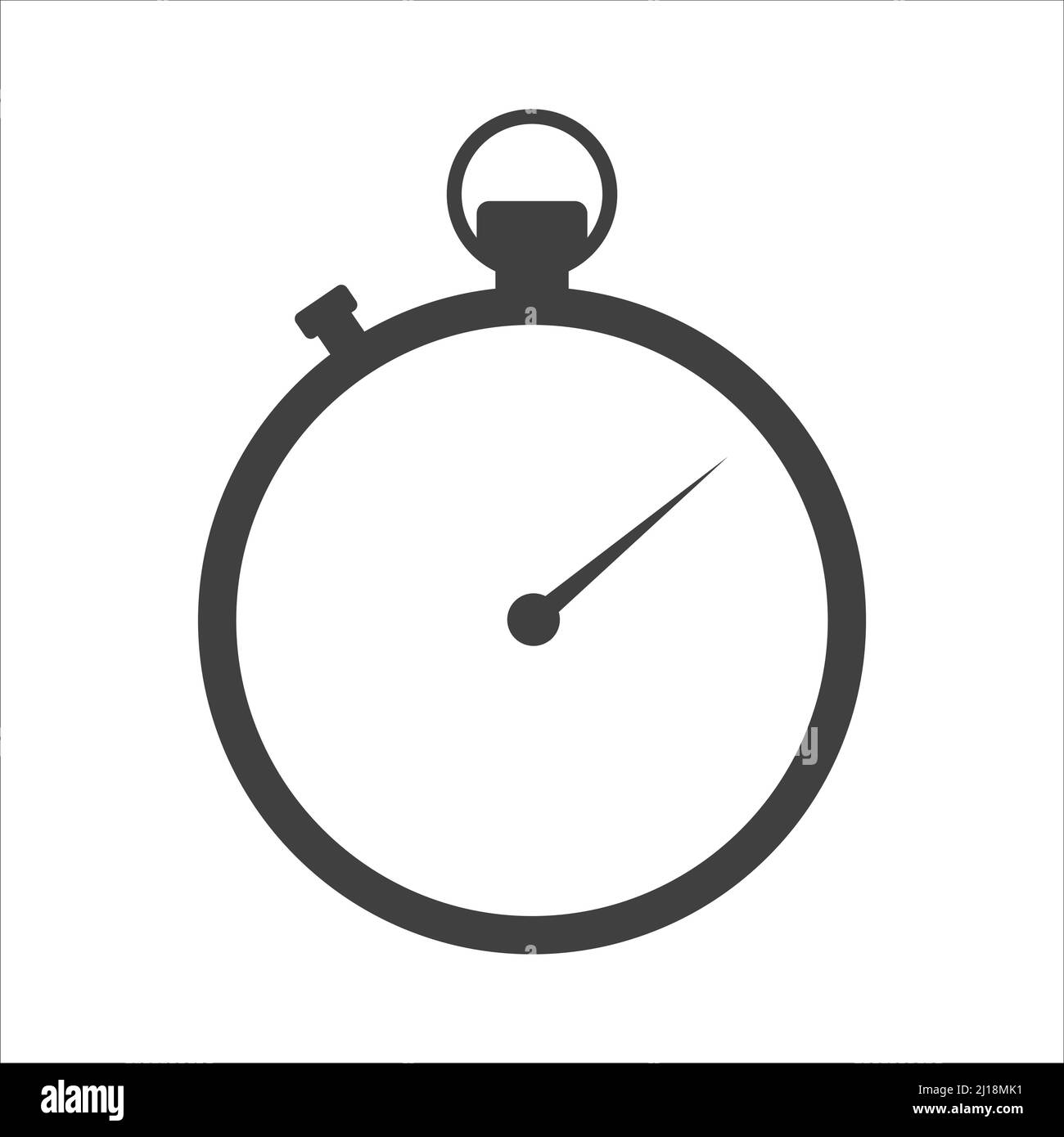 stopwatch icon on white background. EPS 10 Vector Stock Vector Image ...