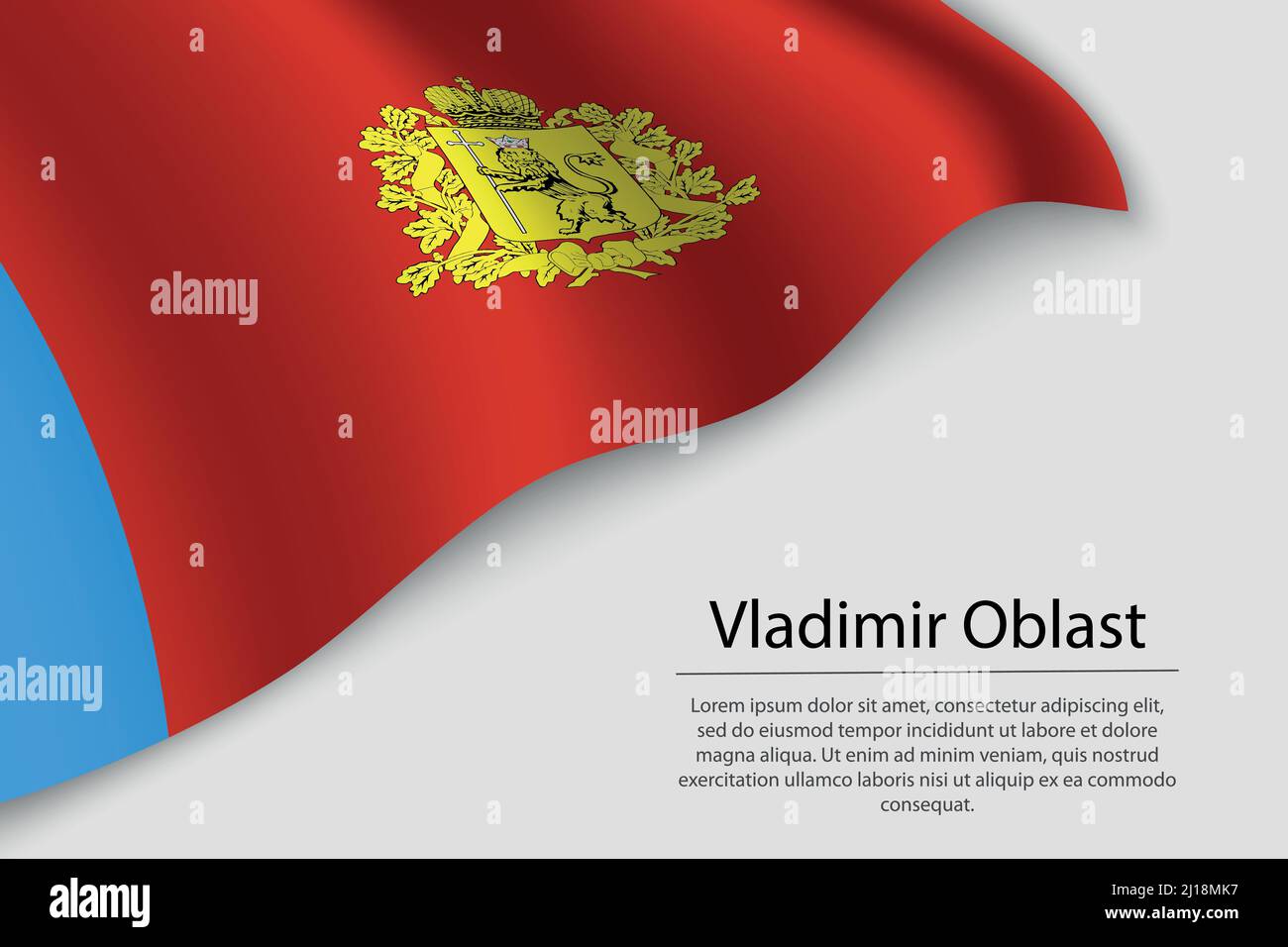 Flag of vladimir oblast Stock Vector Images - Alamy