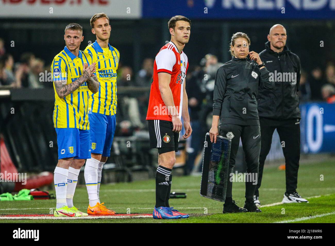 ROTTERDAM, 23-3-2022, Stadium de Kuip, Feyenoord - RKC friendly ...