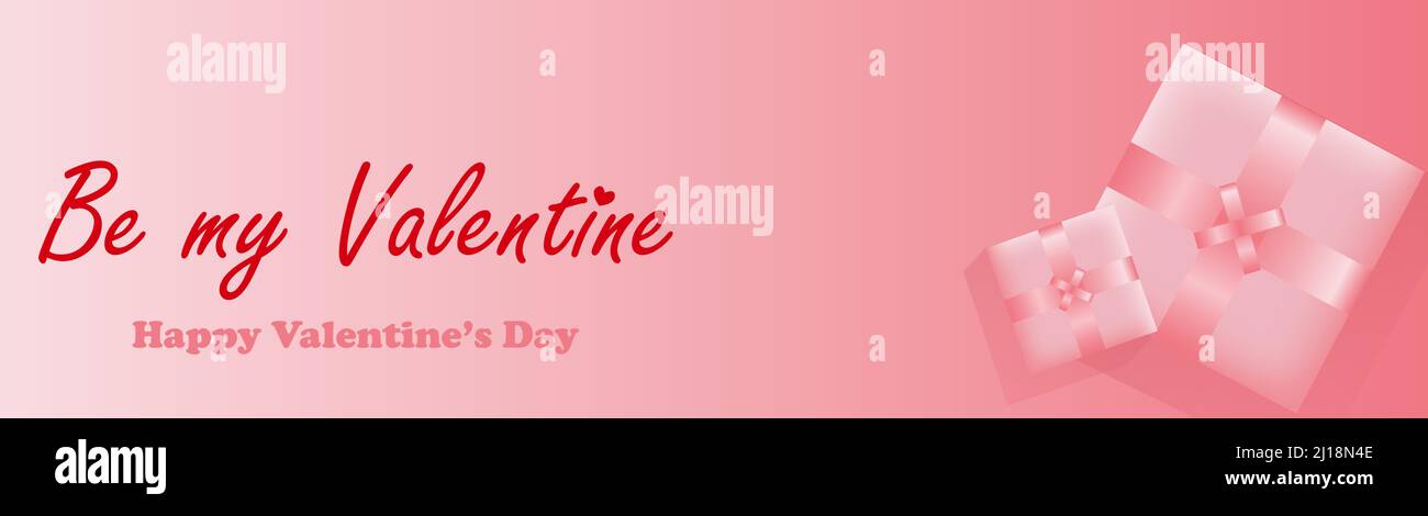 "Be my valentine" vector illustration for posters, greeting cards ...
