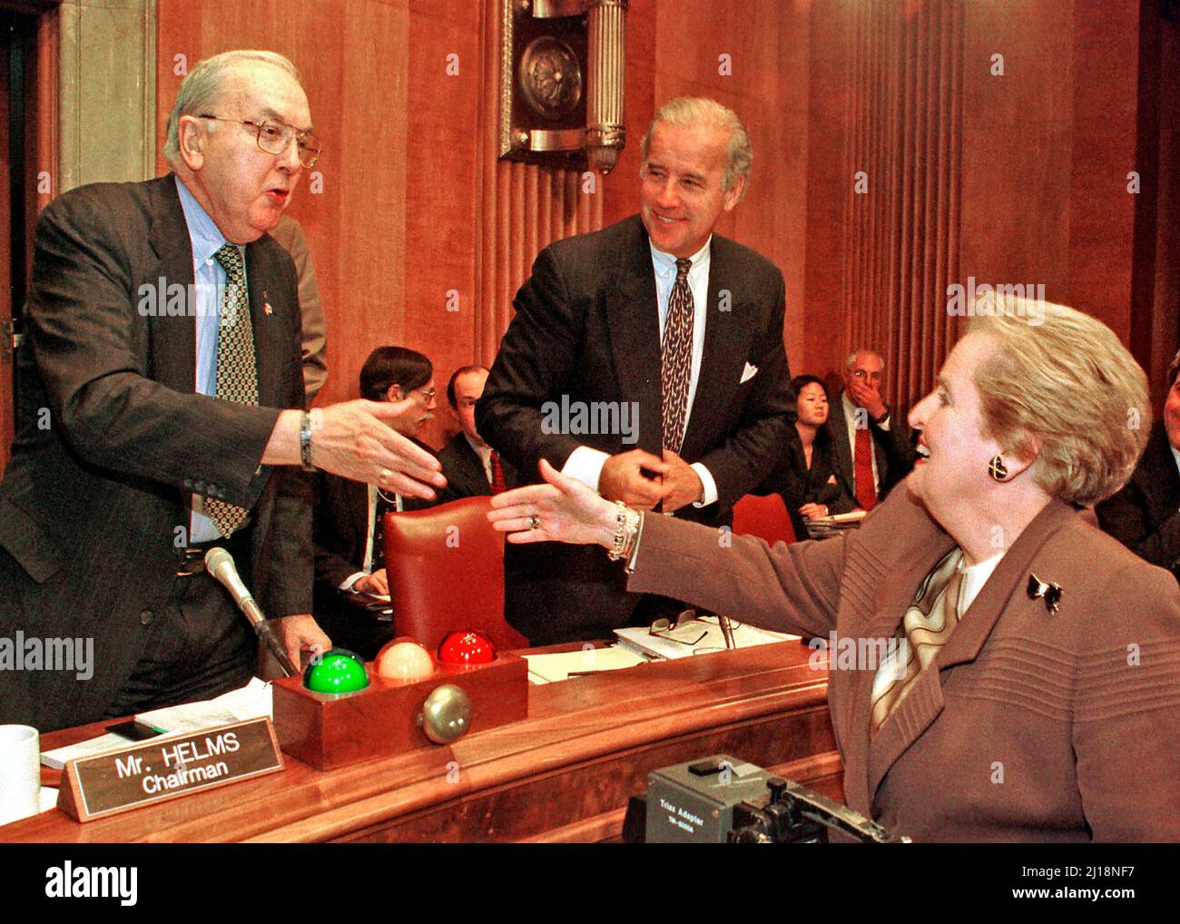 Madeleine albright jesse helms hi-res stock photography and images - Alamy