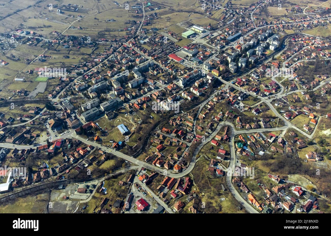 Aerial video famous old town hi-res stock photography and images - Alamy