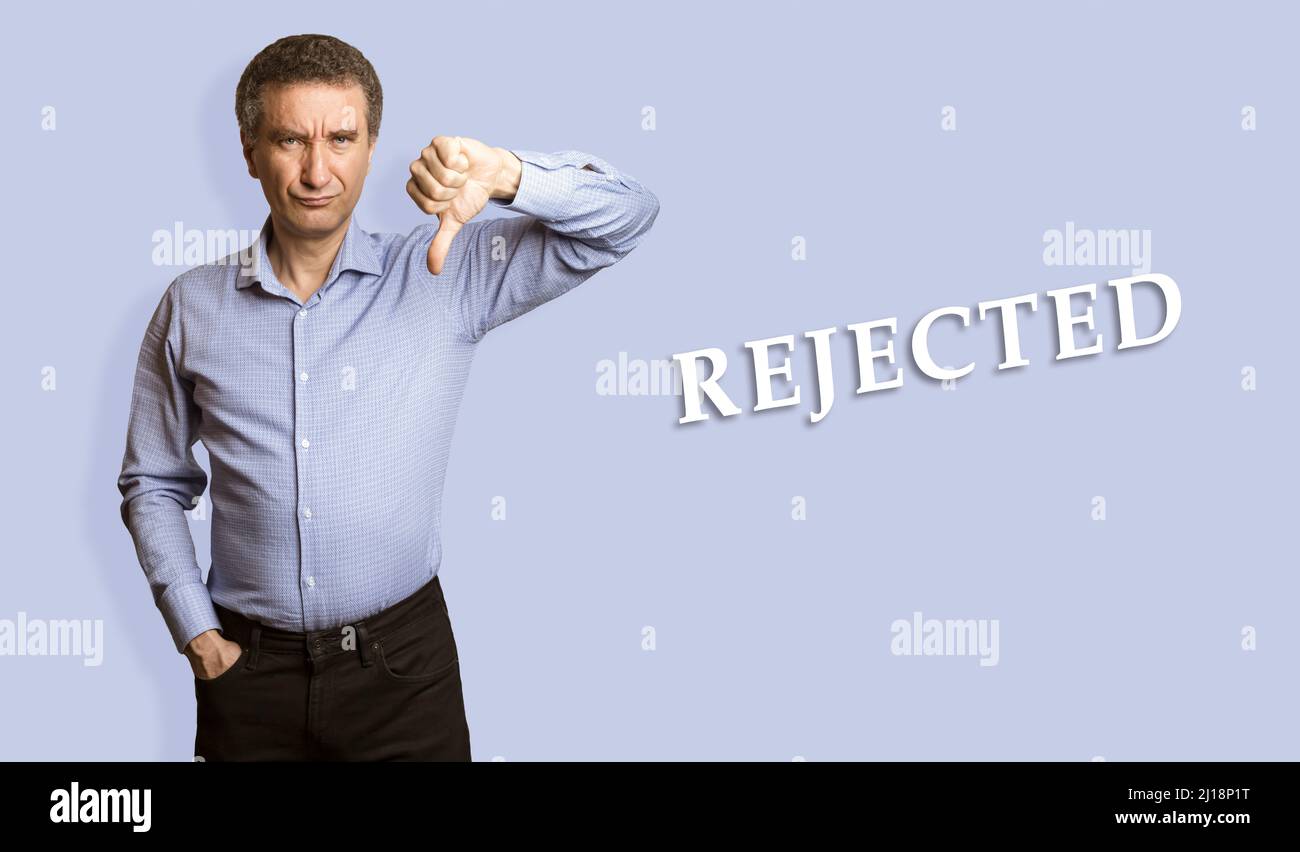 Rejected feedback hi-res stock photography and images - Alamy