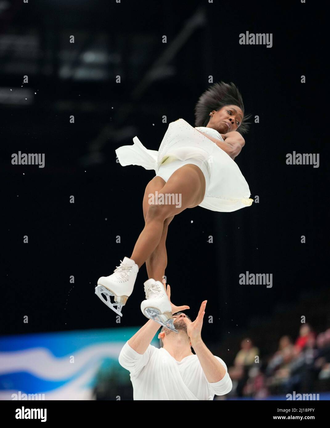 Sud de France Arena, Montpellier, France. 23rd Mar, 2022. Vanessa James ...