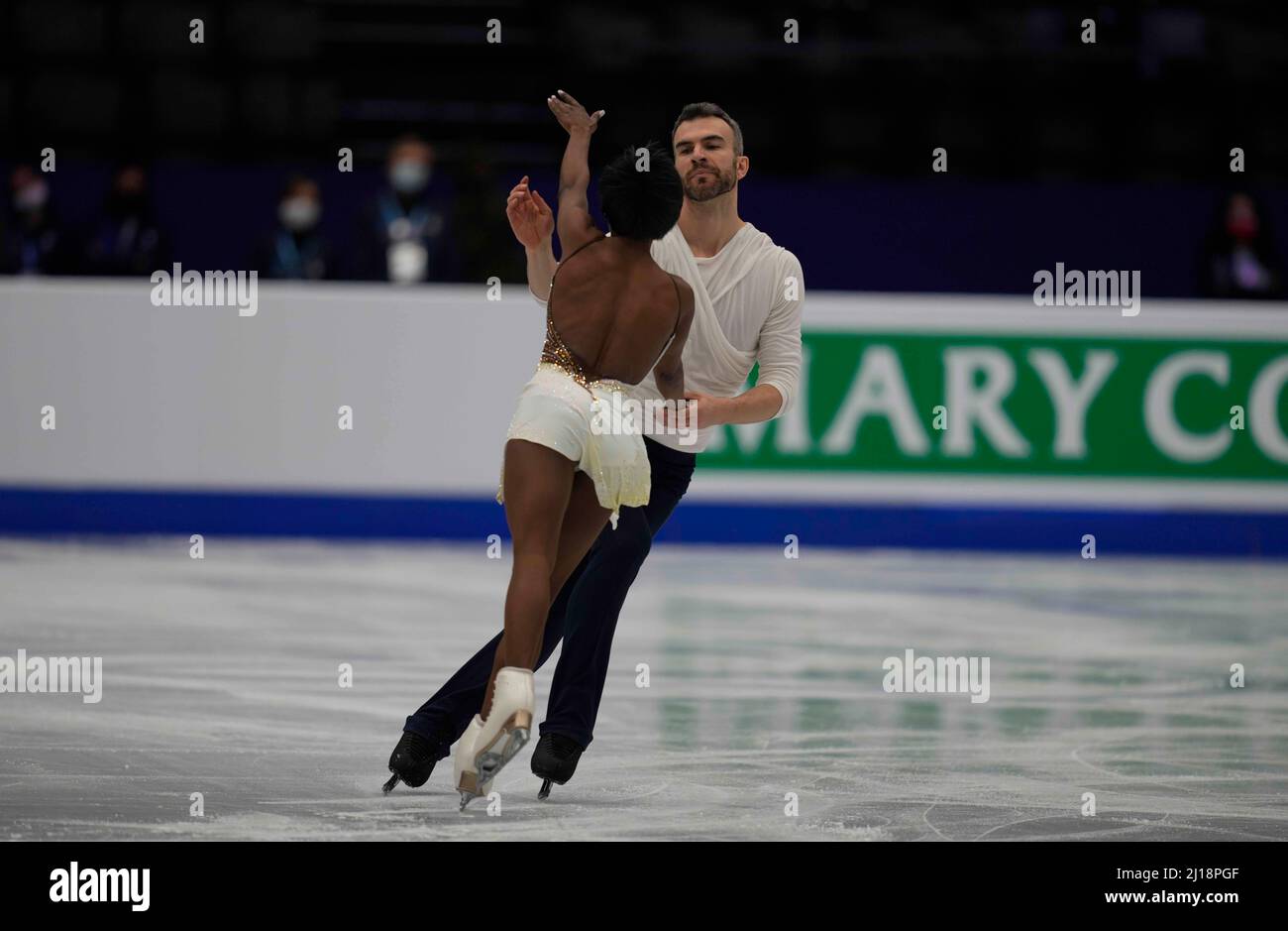 Sud de France Arena, Montpellier, France. 23rd Mar, 2022. Vanessa James ...