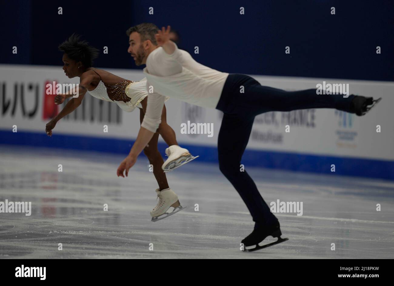 Sud de France Arena, Montpellier, France. 23rd Mar, 2022. Vanessa James ...