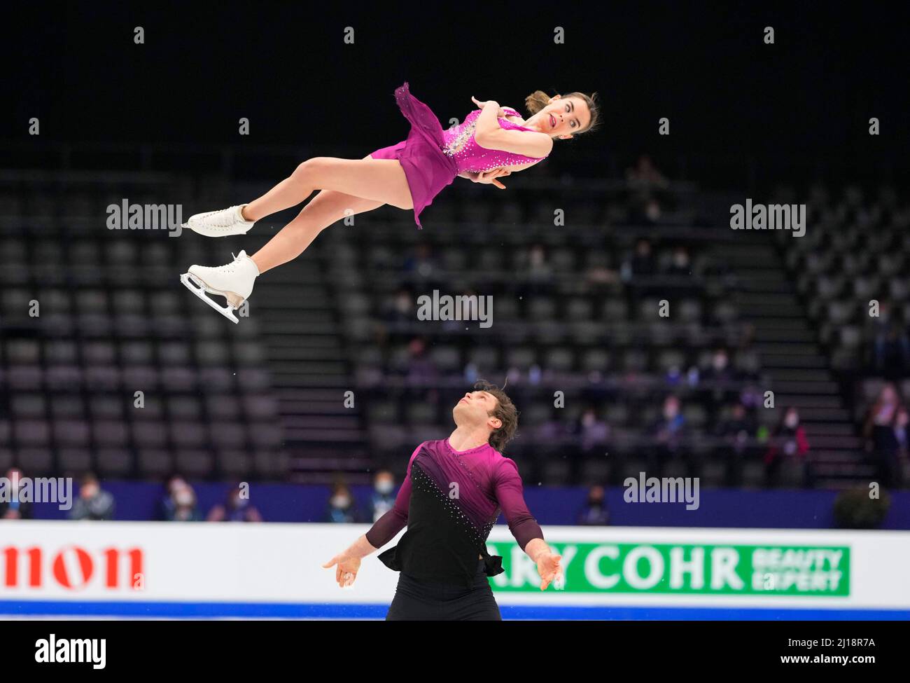 Sud de France Arena, Montpellier, France. 23rd Mar, 2022. Evelyn Walsh ...