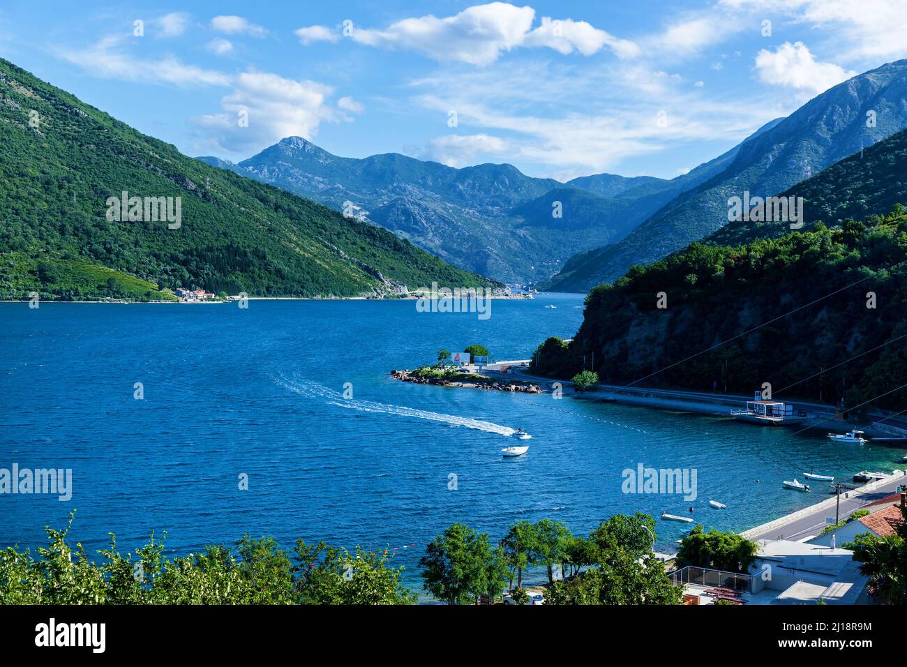 Beautiful sea landscapes, mountains and nature in Montenegro Stock ...