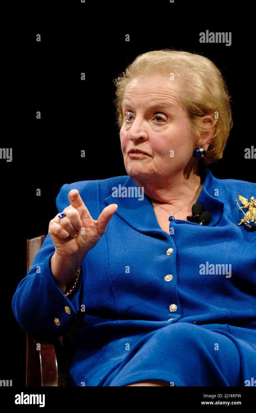 Madeleine albright brooch collection hi-res stock photography and ...