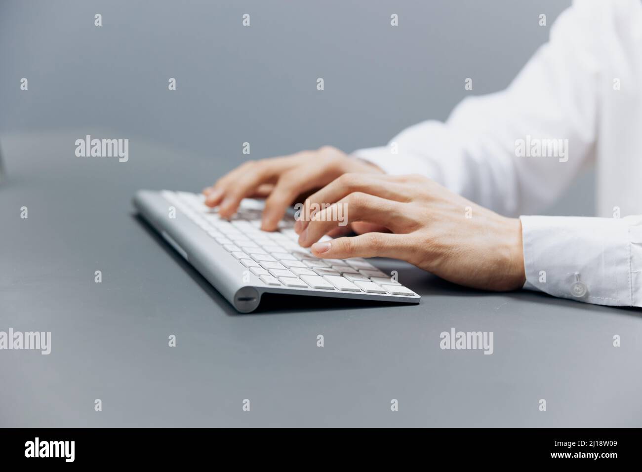 manager keyboard work official office isolated background Stock Photo ...