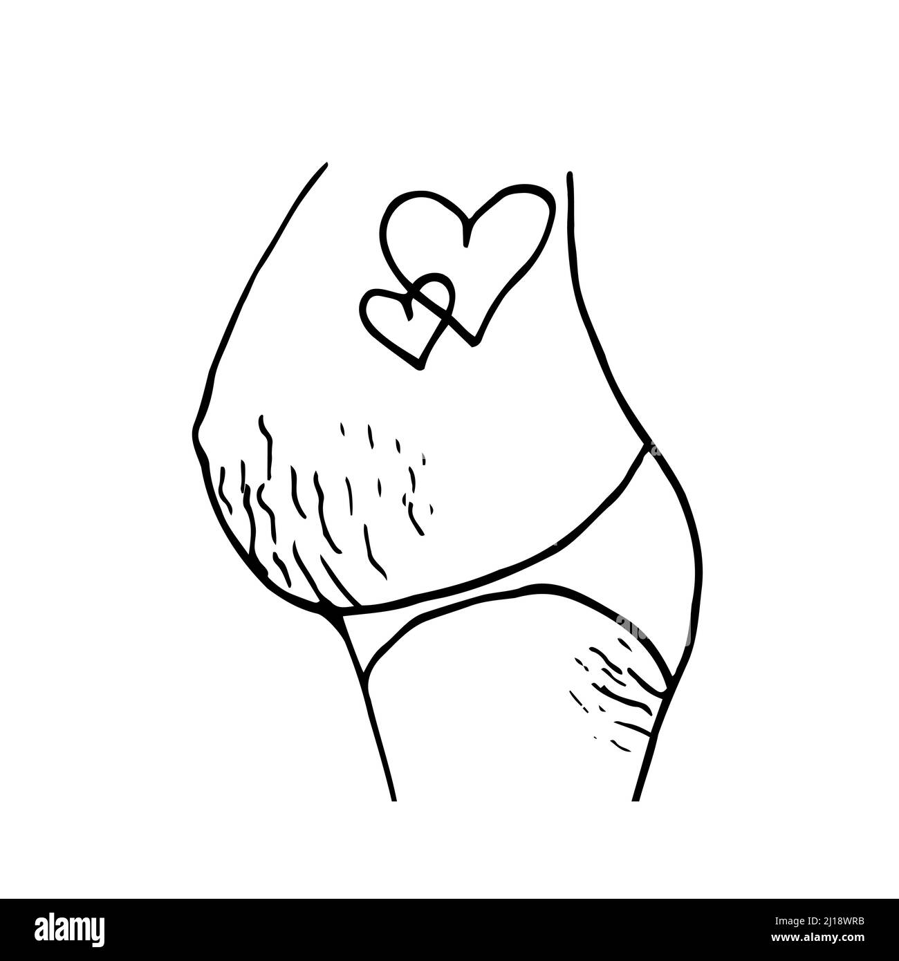 Stretch Marks Cut Out Stock Images And Pictures Alamy