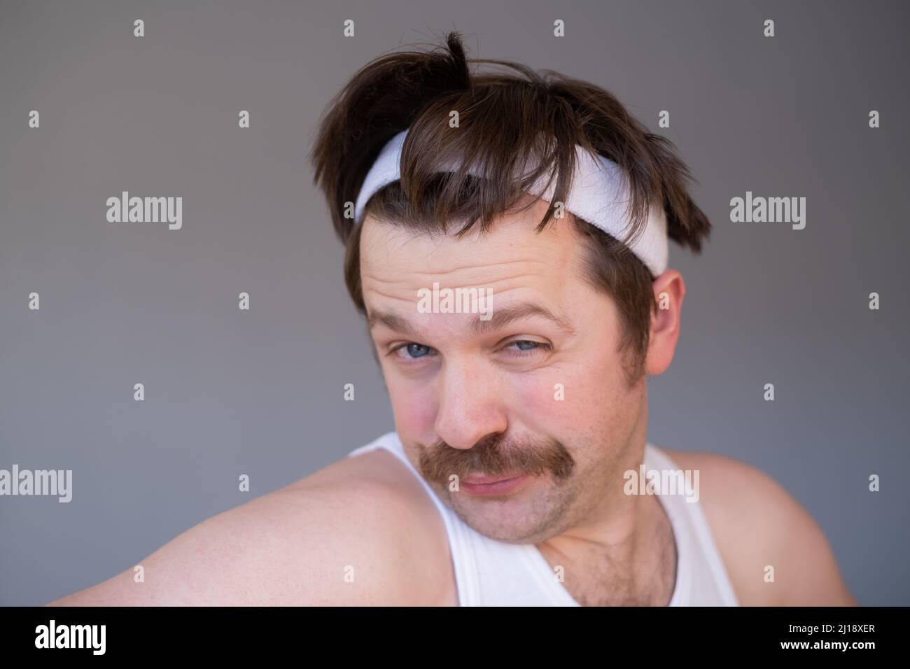 Muscle man funny hi-res stock photography and images - Alamy