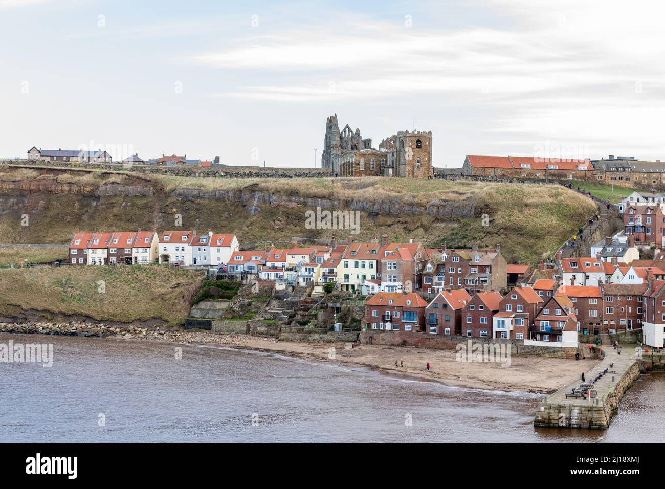 Landscape photo of Whitby in North Yorkshire Stock Photo - Alamy