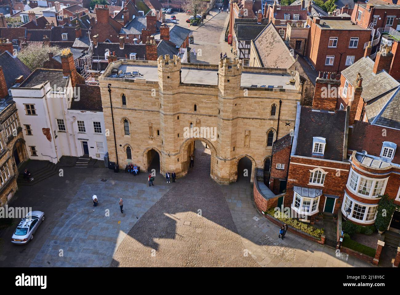 lincoln exchequer gate Exchequer Gate, which forms the gateway from ...