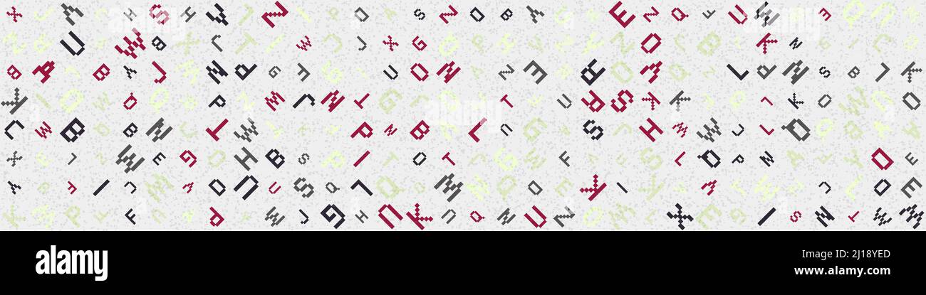 Abstract Geometrical Generative Computational Art Illustration Stock Vector Image And Art Alamy