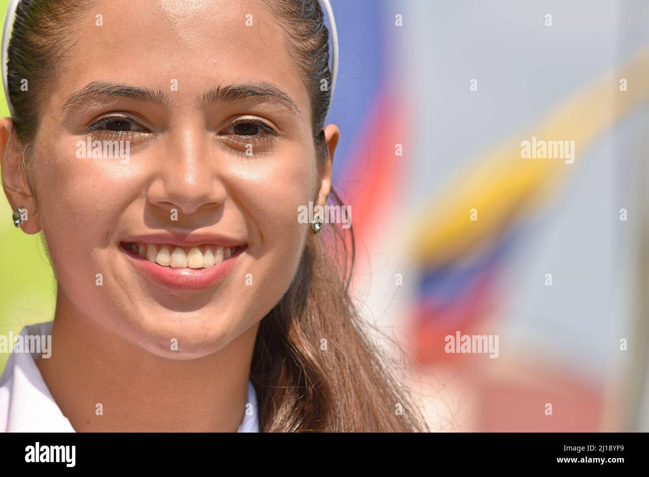A Female International College Student Stock Photo - Alamy
