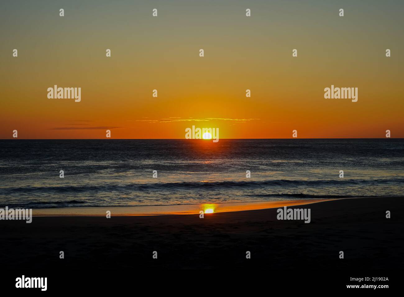 Beautiful aerial view of a sunset in Naranjo Beach - Witch Rock Costa ...