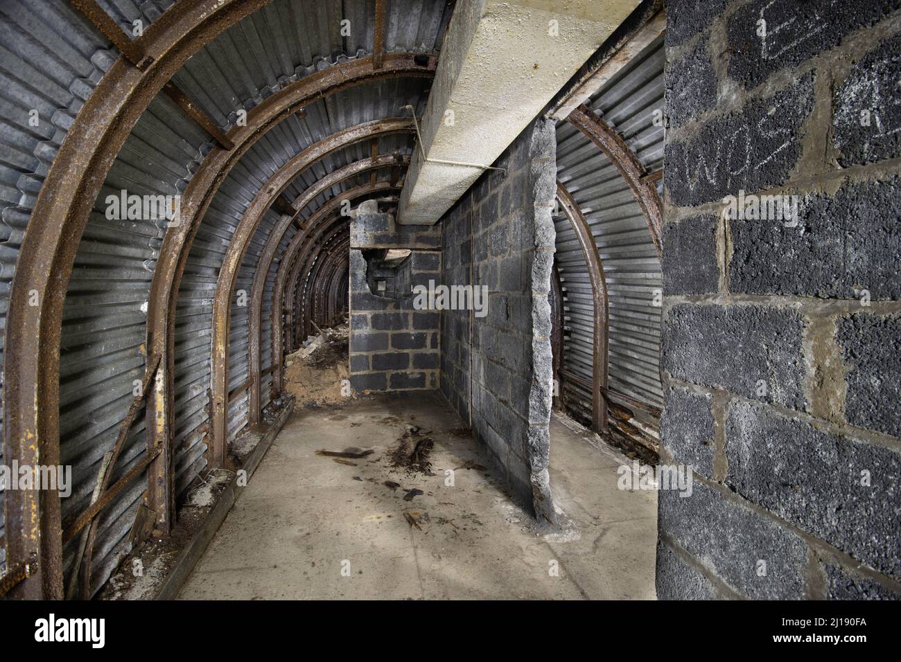 An underground coal mine tunnel in the mining caves Stock Photo - Alamy
