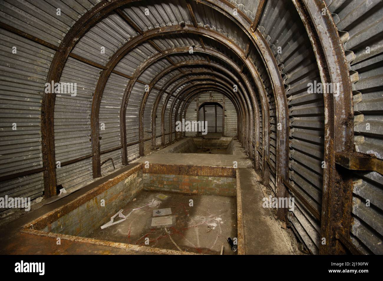 A slope mining in an old salt mine Stock Photo - Alamy