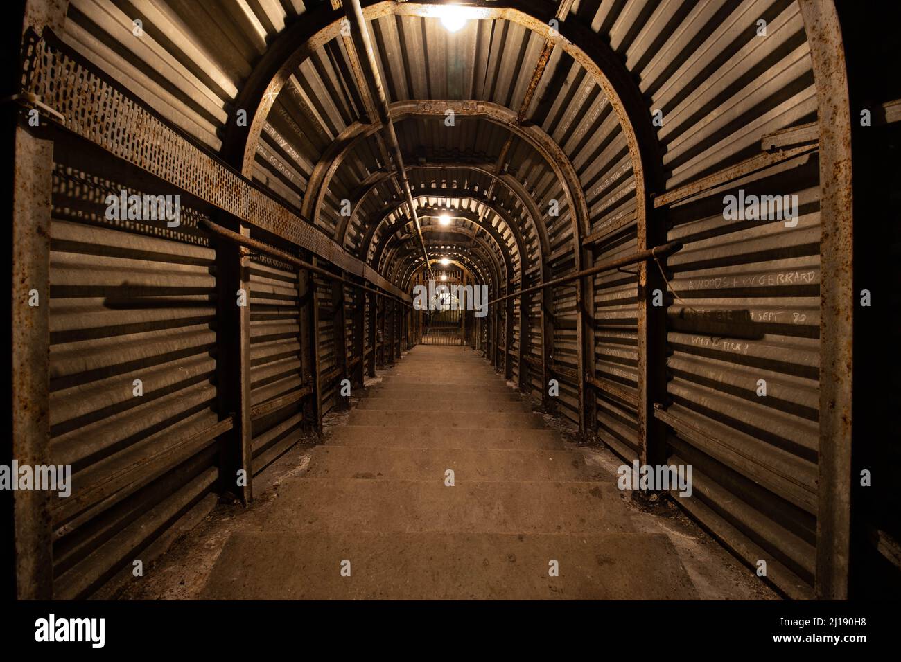 An underground coal mine tunnel in the mining caves Stock Photo - Alamy