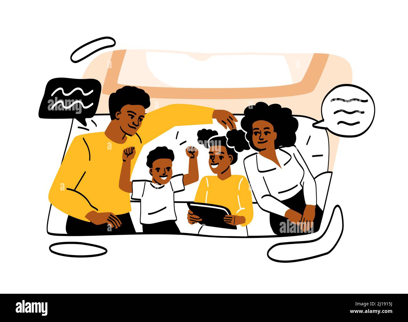 Family home activities abstract concept Stock Vector Image & Art - Alamy