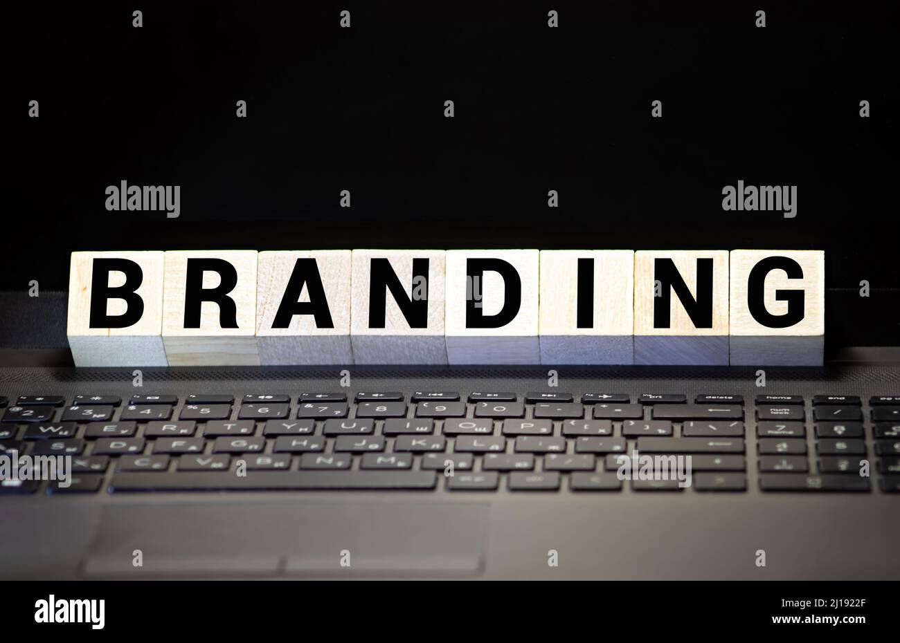BRANDING word made with building blocks, concept Stock Photo - Alamy