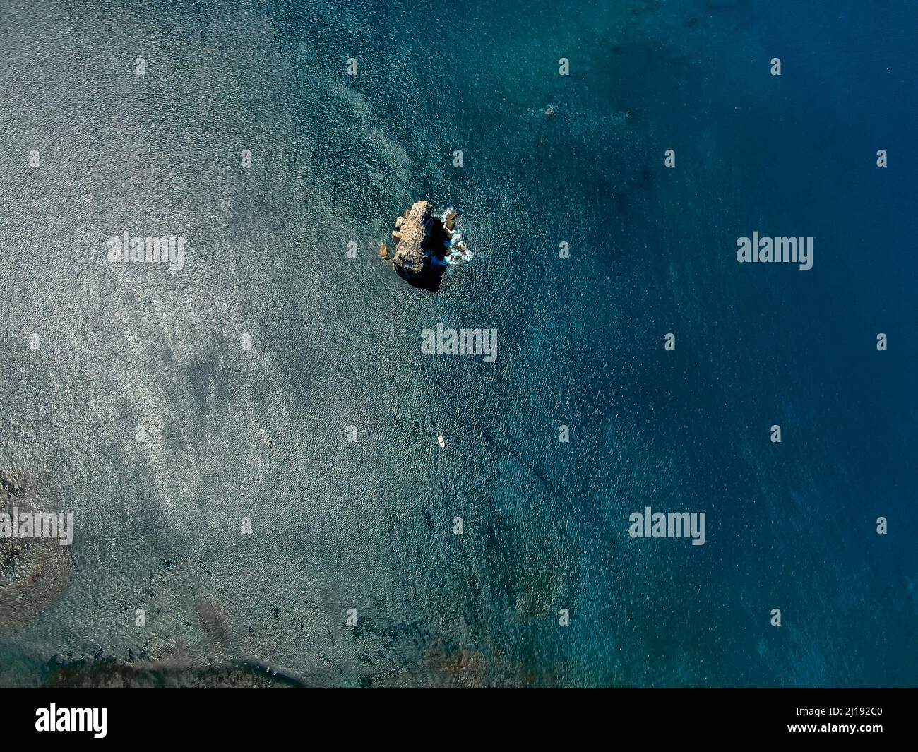 Beautiful aerial view of a sunset in Naranjo Beach - Witch Rock Costa ...