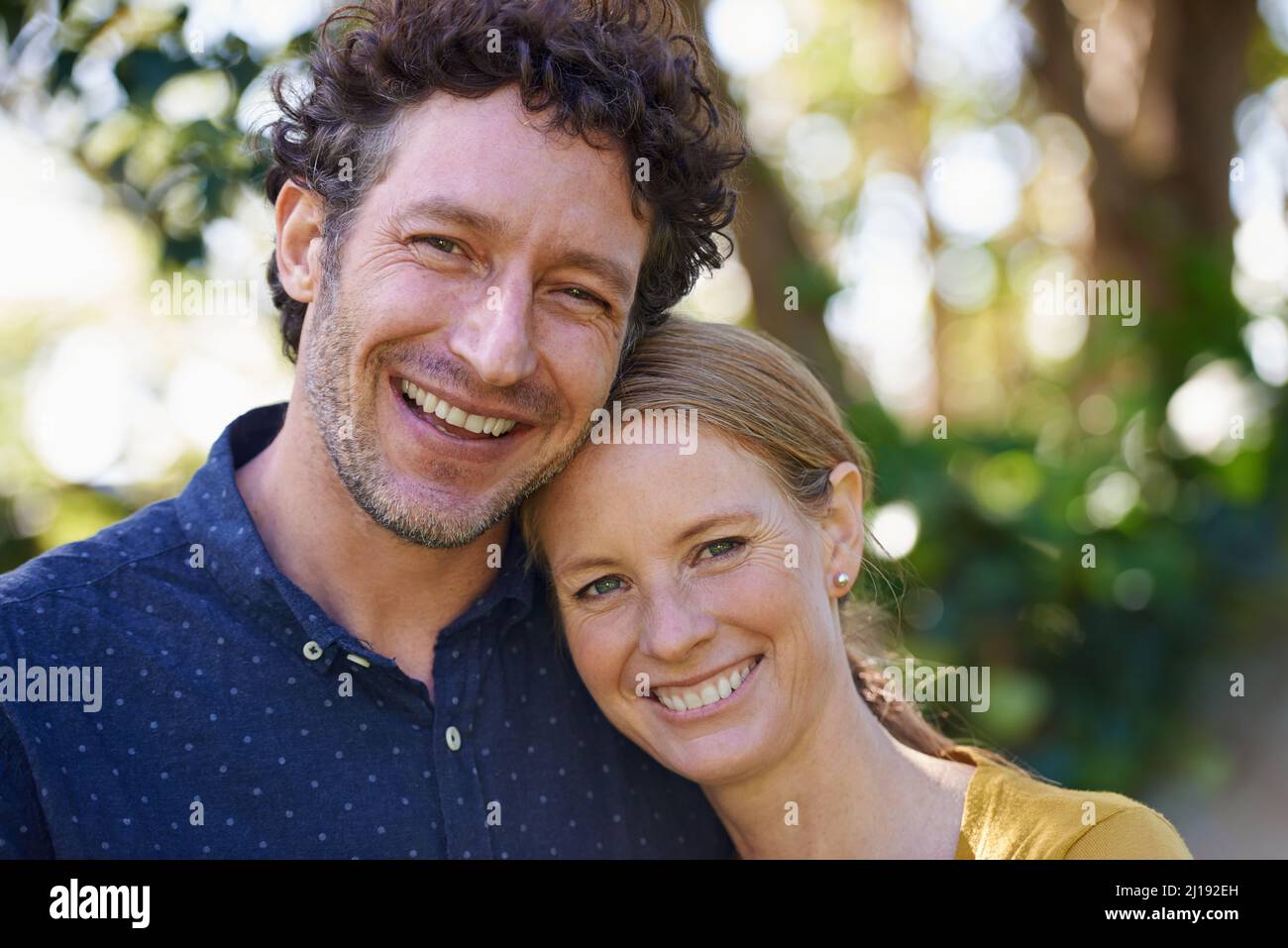 The perfect pair. Cropped shot of an affectionate husband and wife ...