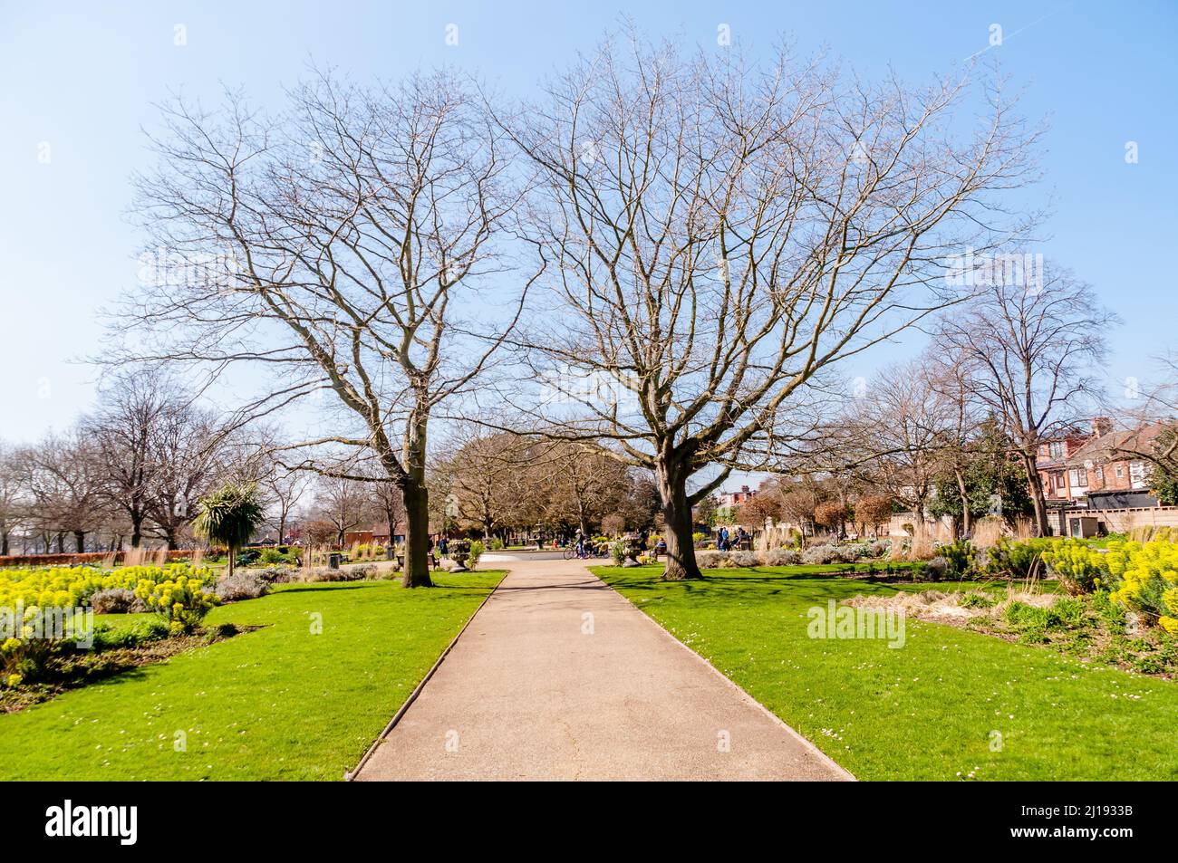 Central Park Edwardian Garden Stock Photo - Alamy