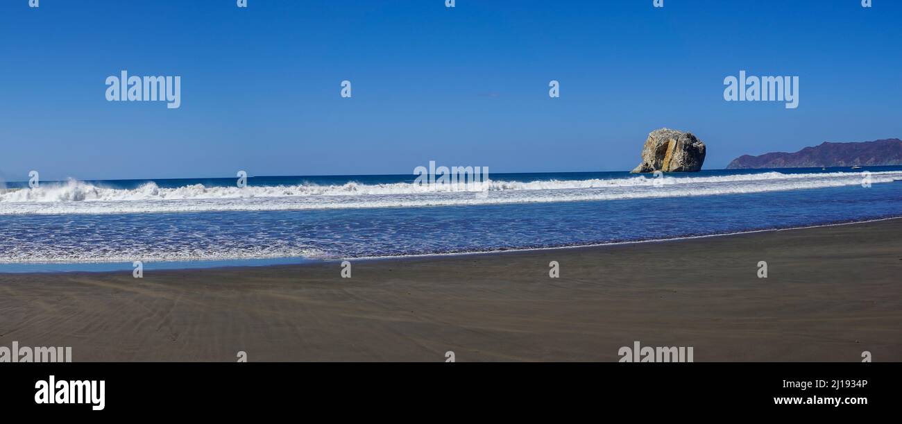 Beautiful aerial view of a sunset in Naranjo Beach - Witch Rock Costa ...
