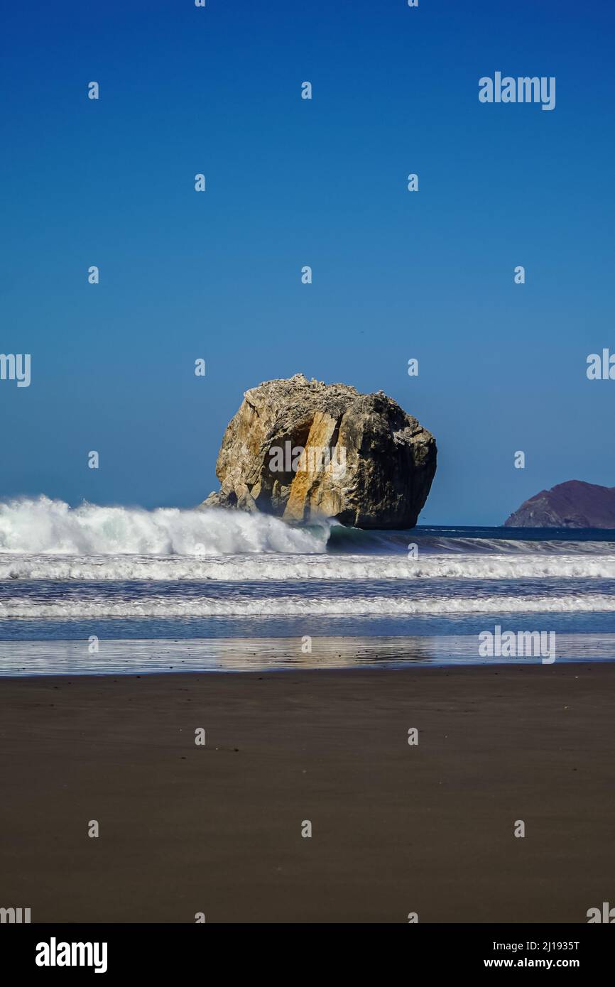 Beautiful aerial view of a sunset in Naranjo Beach - Witch Rock Costa ...