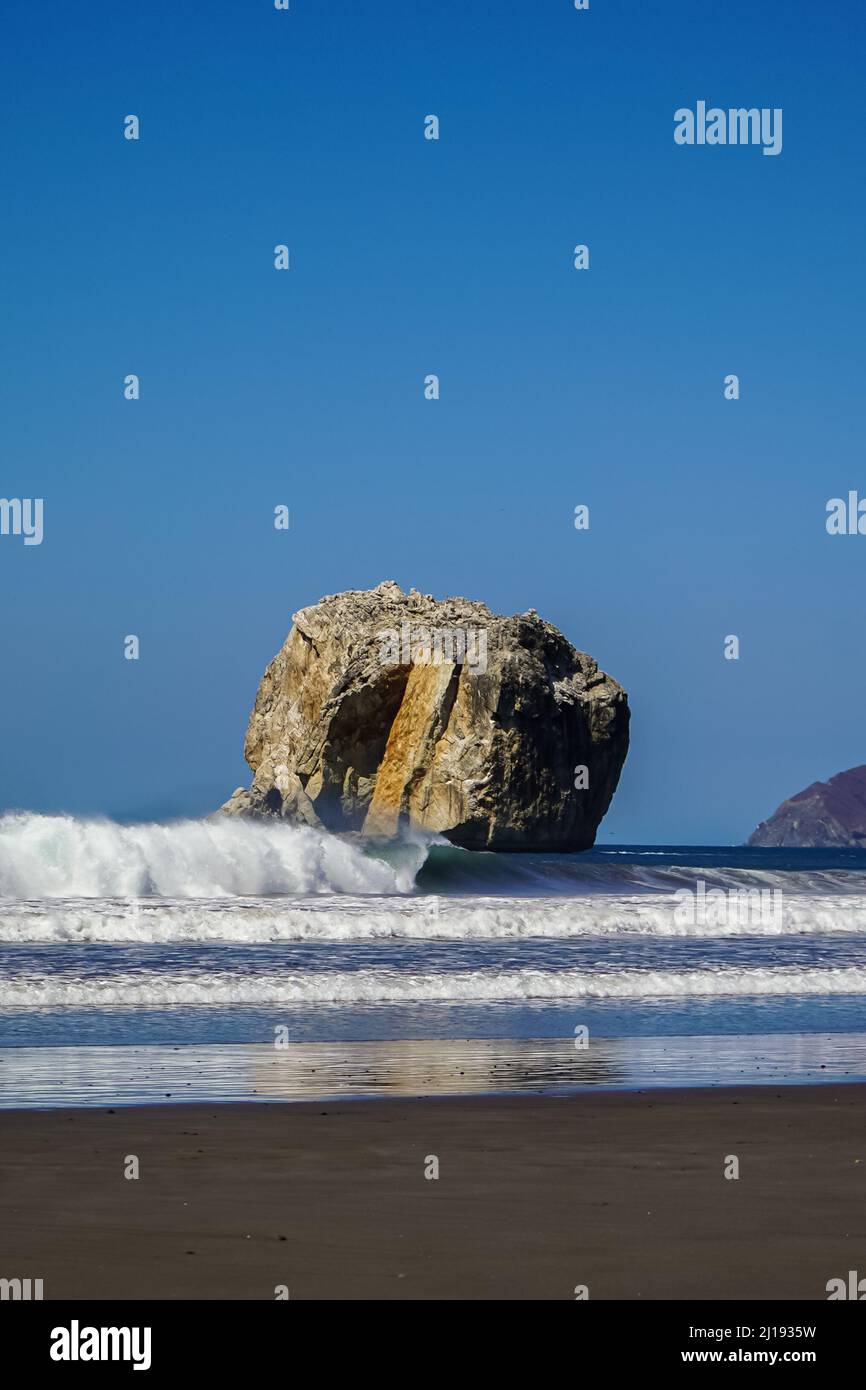 Beautiful aerial view of a sunset in Naranjo Beach - Witch Rock Costa ...