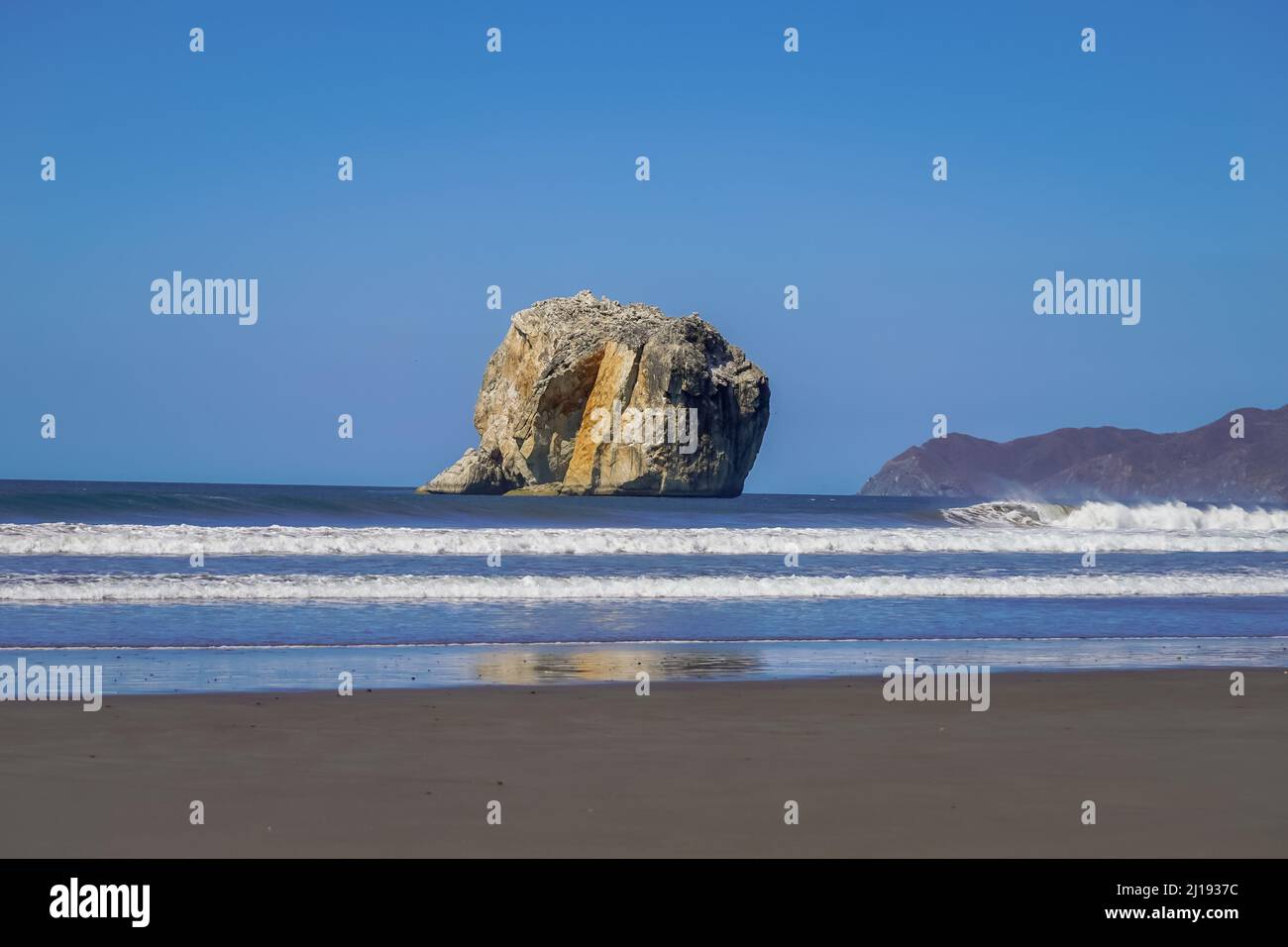 Beautiful aerial view of a sunset in Naranjo Beach - Witch Rock Costa ...