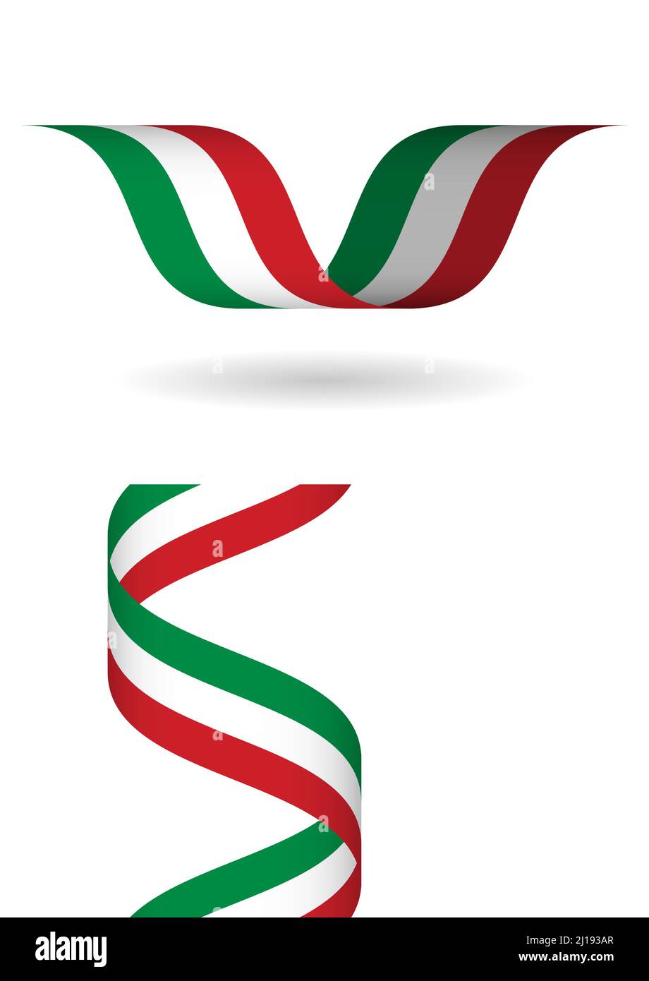 National tricolor ribbon of Italy Stock Vector Image & Art - Alamy
